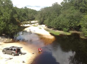 Berrien Beach at GA 168 on the Alapaha River | WWALS Watershed ...