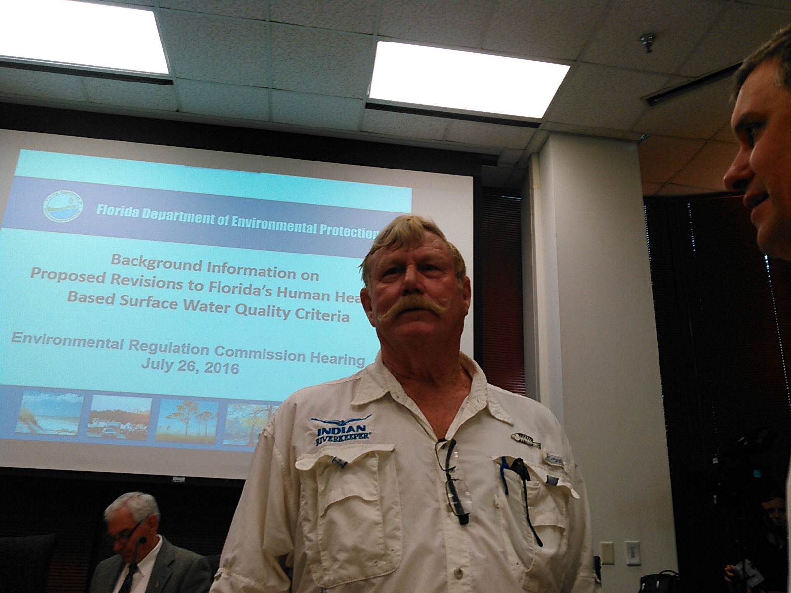 Marty Baum, Indian Riverkeeper, Bruce Ritchie, Politico, before ERC ...