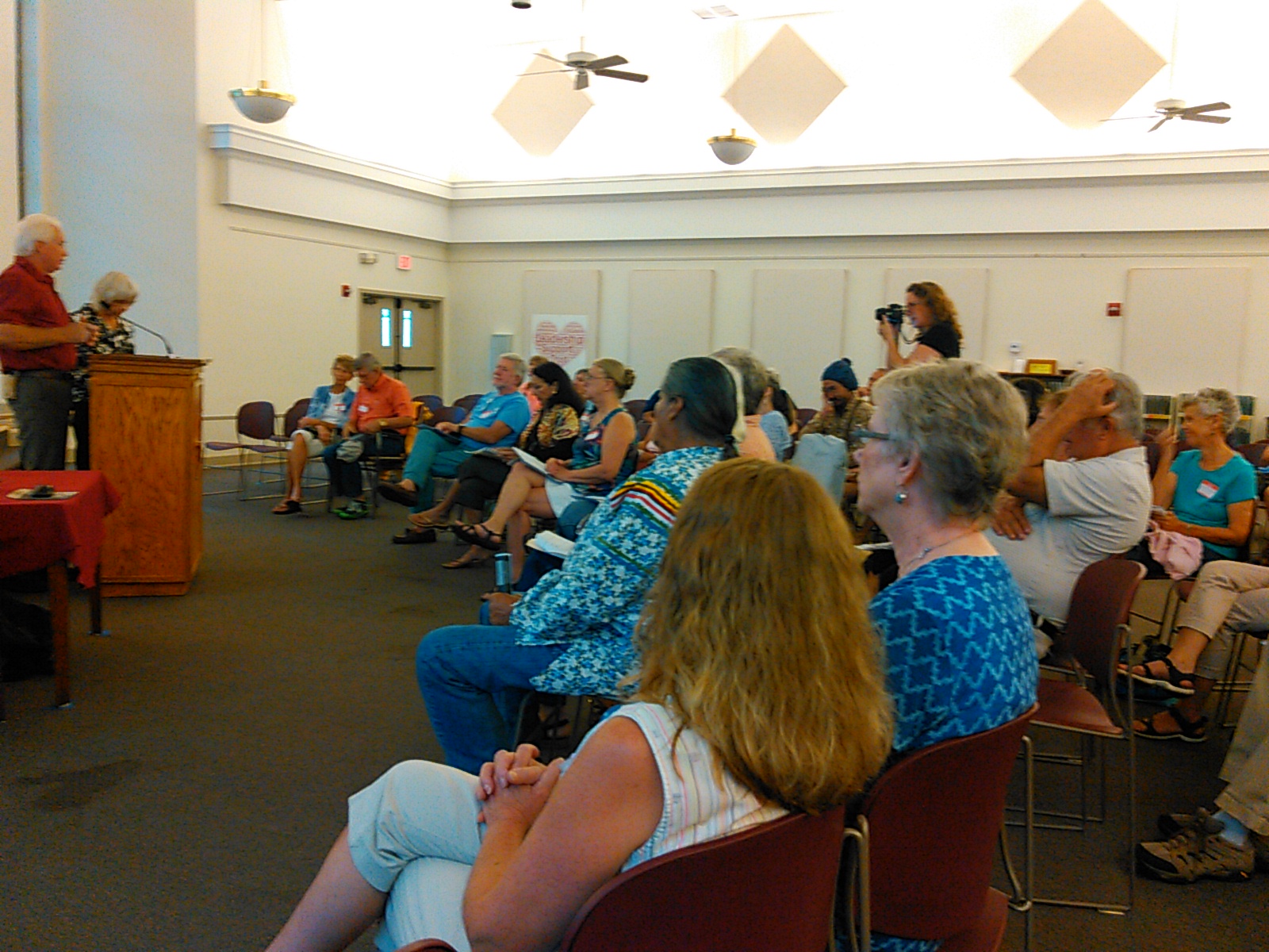 Chris Mericle, Maxine Connor, and Merrillee Malwitz-Jipson (with camera ...