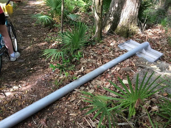 Sabal Trail sign installation at SRSP, 2017-05-19 | WWALS Watershed ...