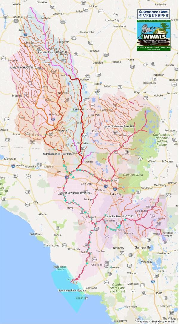 WWALS Watersheds google map | WWALS Watershed Coalition (WWALS) is ...